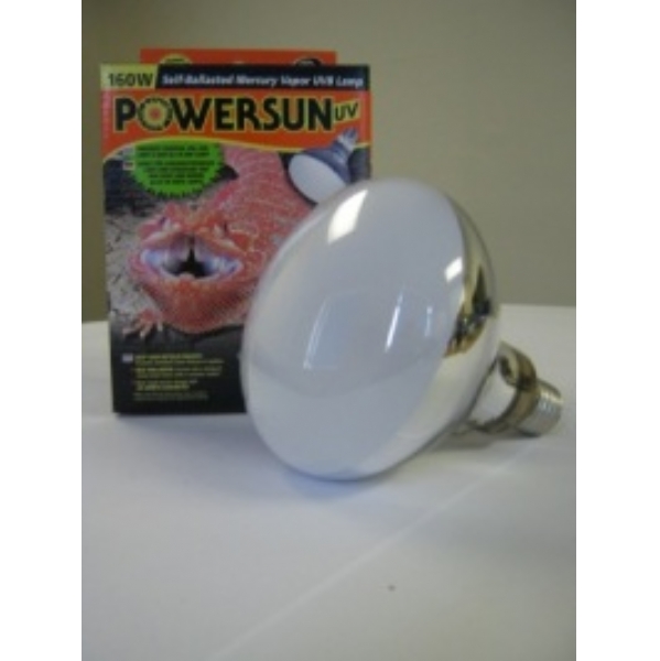 Zoo Med Powersun UV 160w Flood - Livefoods Direct Ltd